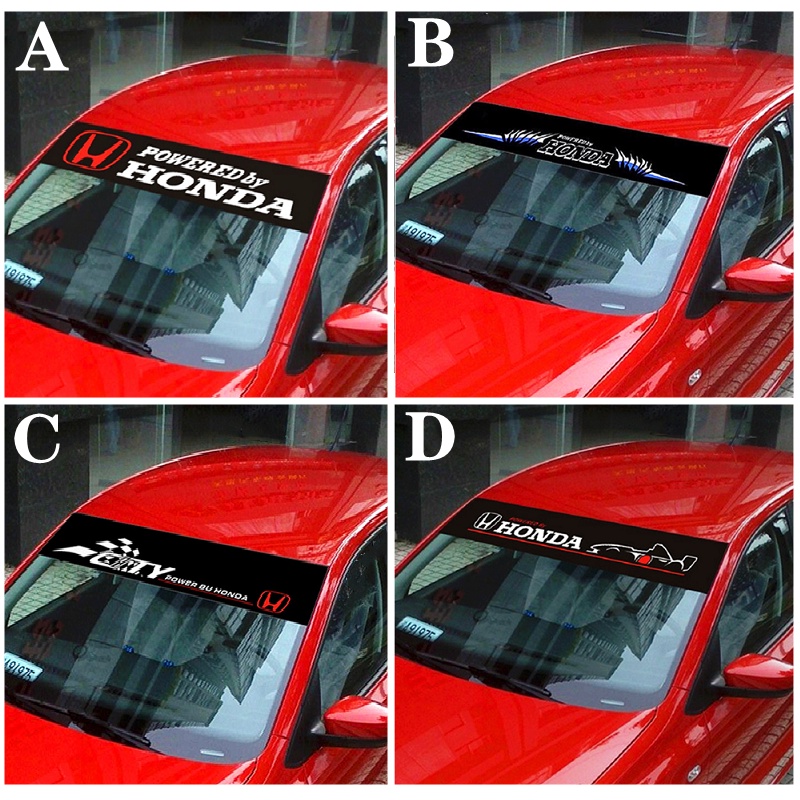 Windshield Stickers Waterproof and SunscreenFront Rear Windscreen ...