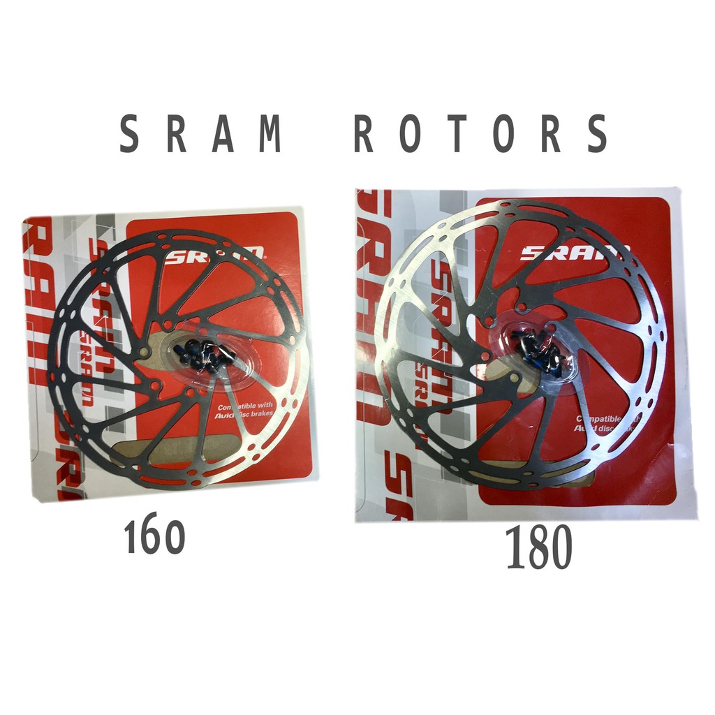 SRAM Rotors (160mm/180mm/203mm)with bolts and packing MTB Road Bike ...