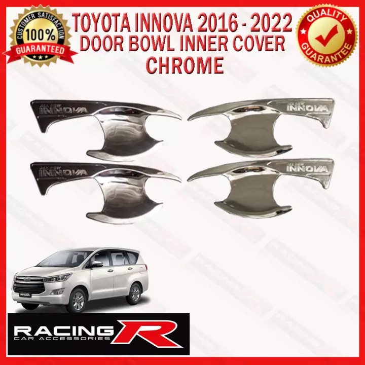 Toyota Innova 2016 to 2023 Door Bowl Inner Garnish Cover Chrome 2017 ...