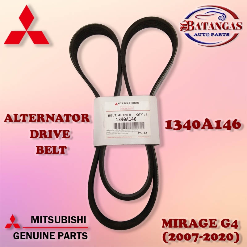 Genuine Mitsubishi Alternator Drive Belt for Mirage G4 (2007-2020 ...
