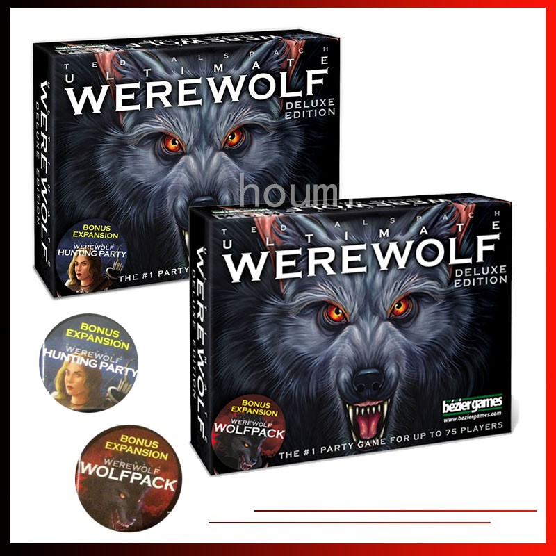 English Version Ultimate Werewolf Deluxe Edition Party Game Cards ...