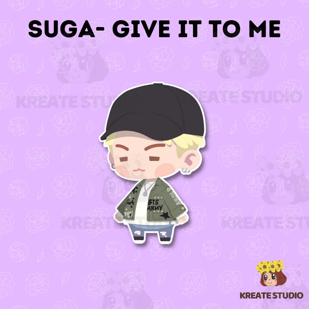 SUGA GIVE IT TO ME (BTS IN THE SEOM) -Waterproof Vinyl Sticker | Shopee ...