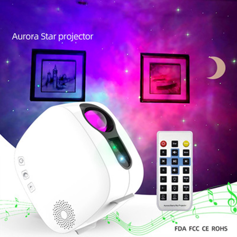 Aurora Star Projector 3D Aurora Effect Moonlight Timers Facilitate ...