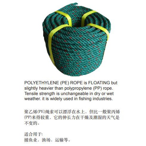 6mm Meter PE Nylon Green Polyethylene Rope / Tali HijauGREEN ROPE ...