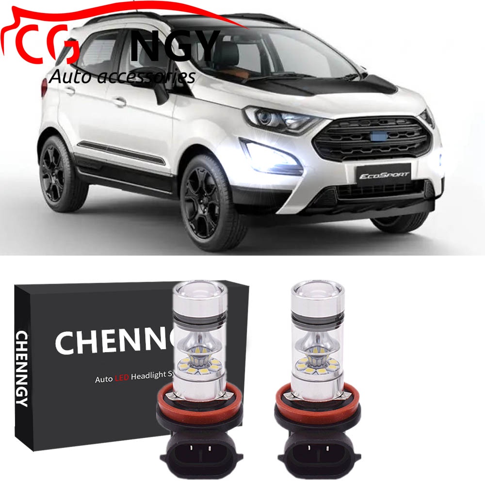 For ford Ecosport 2013 2014 2015 2016 2017- 6000K White Projector LED ...