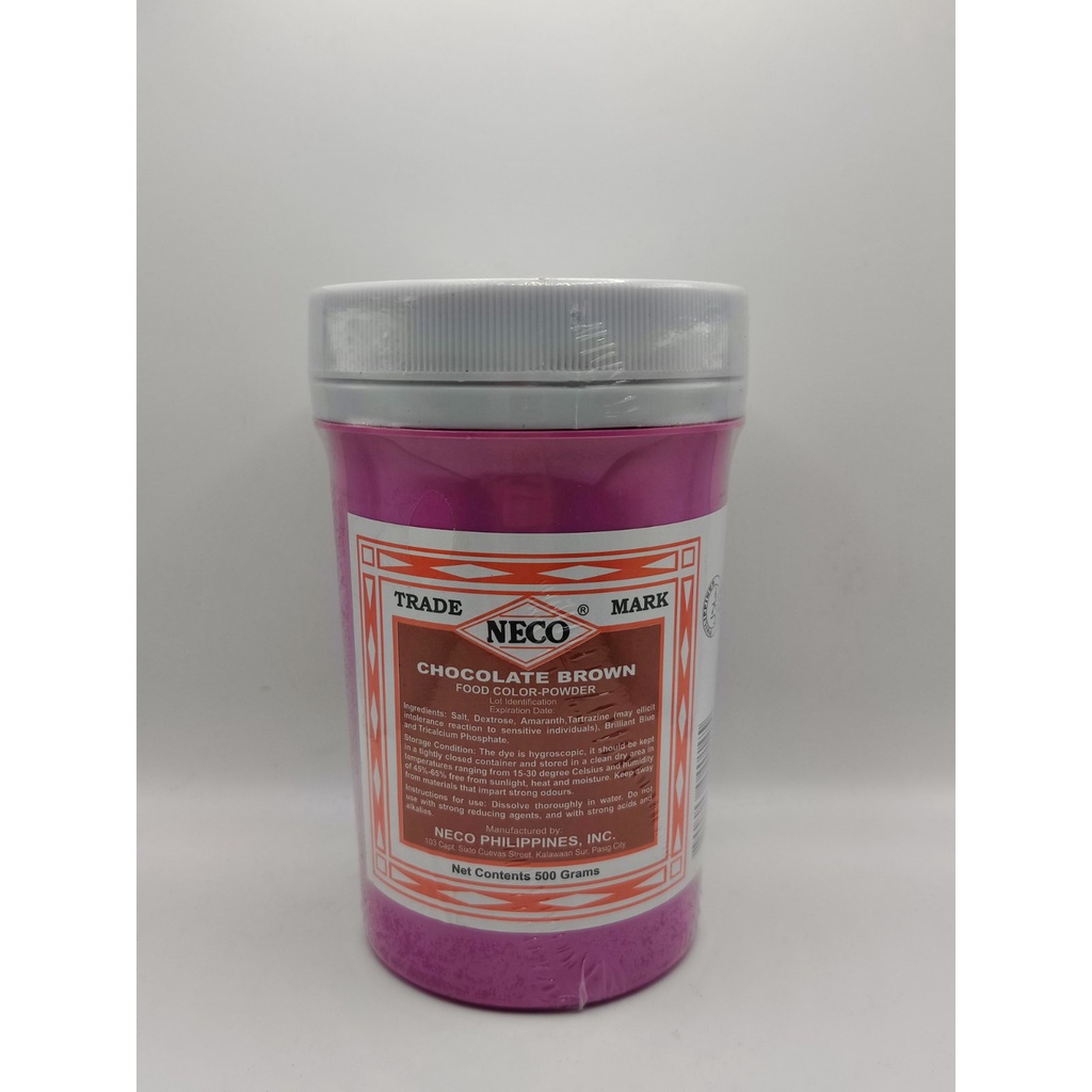NECO Food Color Powder Chocolate Brown | Shopee Philippines
