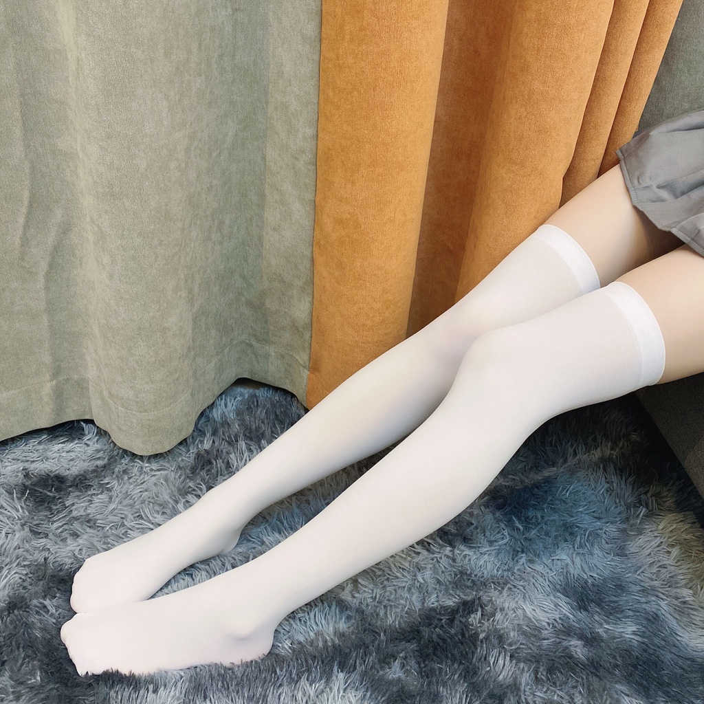 Sexy Medias Black White Striped Long Socks Women Over Knee Thigh High