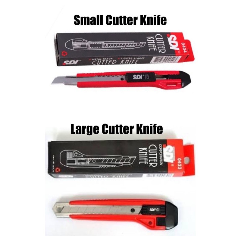 [LSC] SDI Cutter Knife 0404 (Small) 0423 (Big) and Blade 1404 (Big ...
