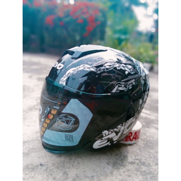 EVO RX5 BONEHEAD HALF FACE DUAL-VISOR | Shopee Philippines