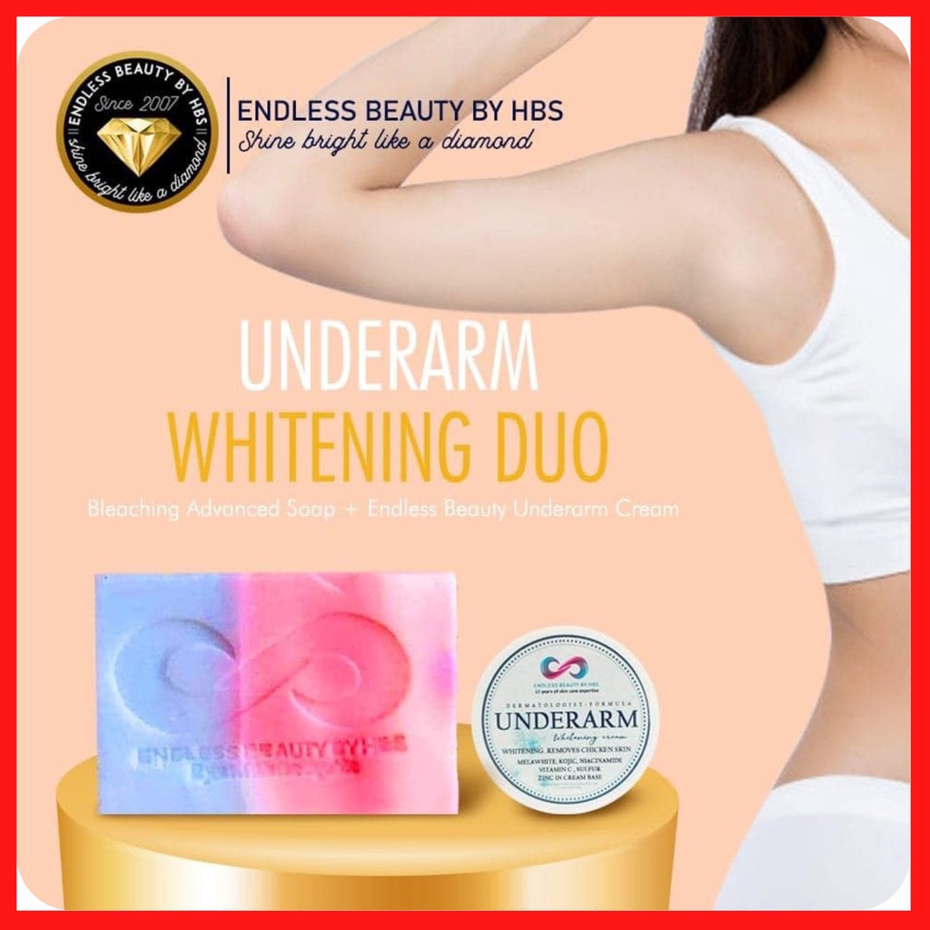 EFFECTIVE UNDERARM WHITENING SKIN BLEACHING COMBO 10G ENDLESS BEAUTY BY ...