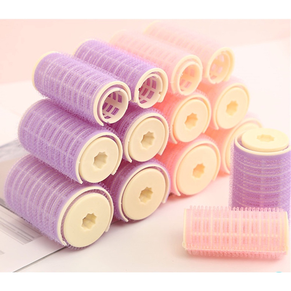 【JP4】Fixable Air Bangs Clip Curling Tube Plastic Curling Iron Self ...