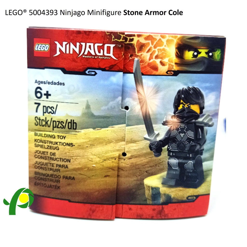 LEGO Ninjago Minifigure 5004393 Stone Armor Cole Minifig | Shopee ...