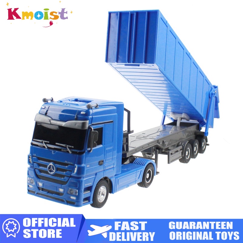 RC Dump Truck Container Trailer Container Truck Rechargeable 2.4G 1/32 ...