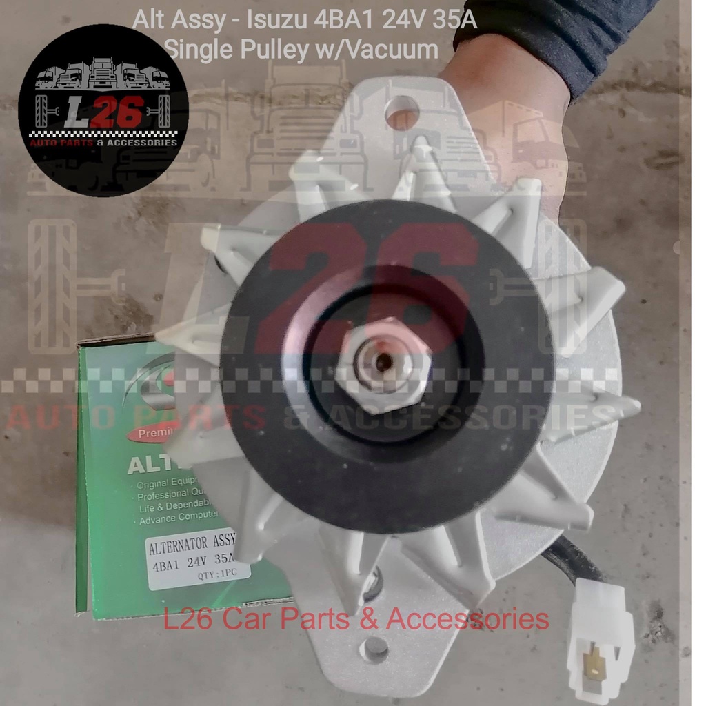 Isuzu 4BA1 Alternator Assembly 35A , 24v 8-94472-3330 Single Pulley w ...