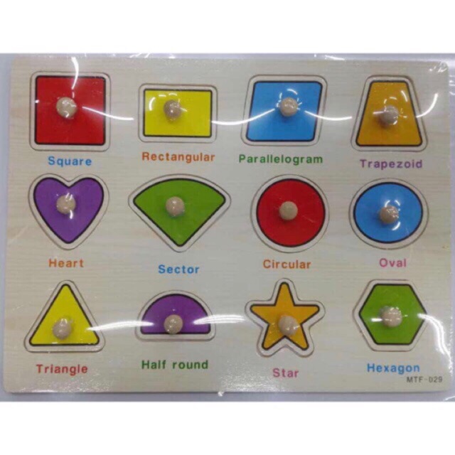 wooden shape peg puzzle | Shopee Philippines