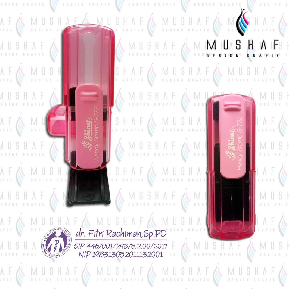 Doctor Name Stamp/Handy Pocket Shiny Pocket Stamp | Shopee Philippines