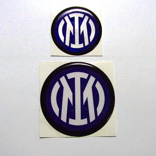 Inter MILAN Sticker 3D Embossed Emblem Ball Sticker | Shopee Philippines