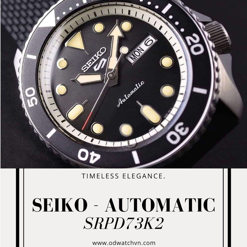 Seiko Automatic SRPD73K2 men's watch | Shopee Philippines