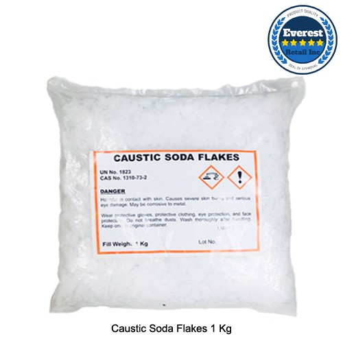 Lye, Caustic Soda Flakes, Sodium Hydroxide 1kg | Shopee Philippines