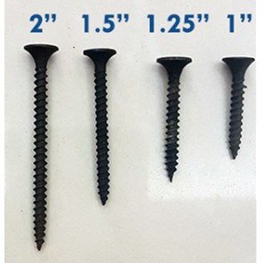 Gypsum Screw / Black Screw Wood and metal 1" to 2" (100pcs-50pcs ...
