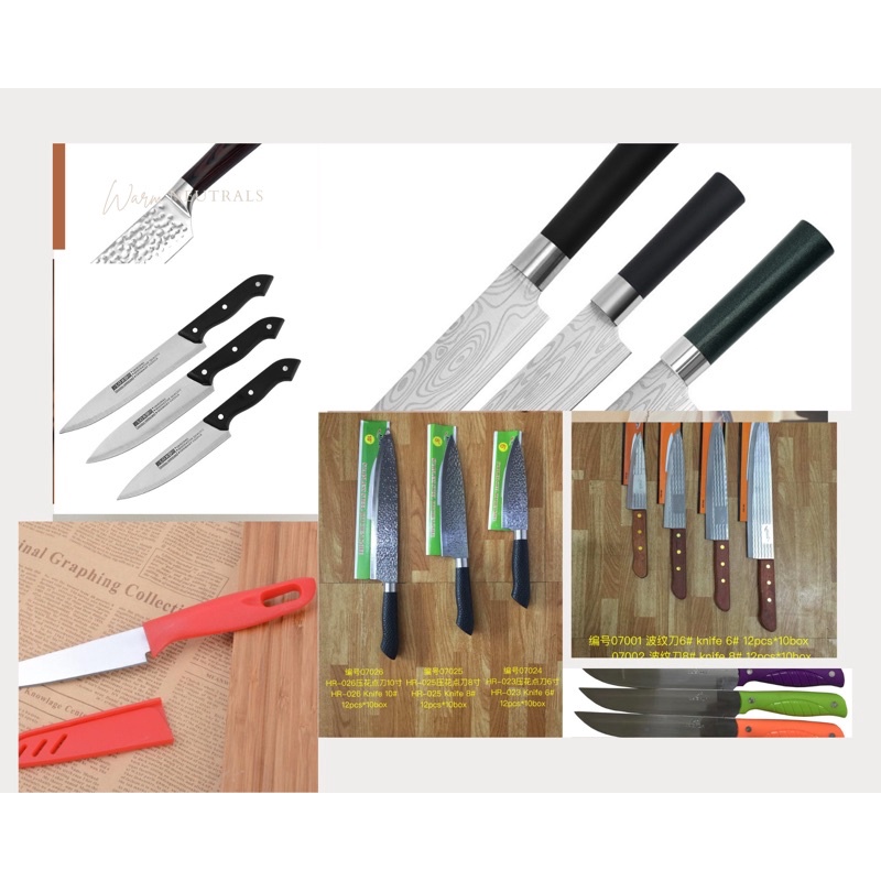 KUTSILYO / KNIFE STAINLESS STEEL/KITCHEN KNIVES/KITCHENKNIFE/BLUE KNIFE ...