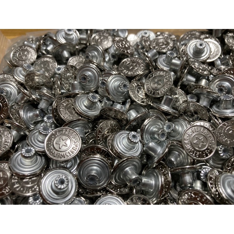 10 Sets Metal Jeans Buttons/ Tack Button | Shopee Philippines