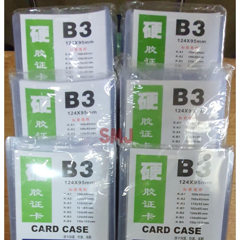 Plastic name tag card case B3 | Shopee Philippines