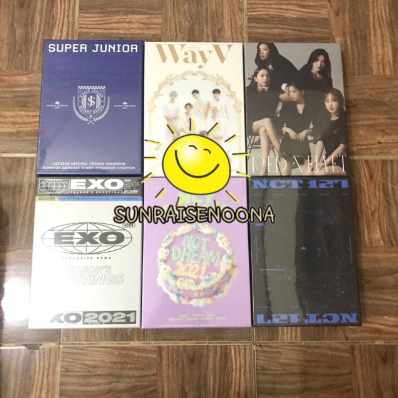 (coating) Sm - Season 's Greetings 2021 (super Junior / Exo / Red Velvet / Nct127 / Nct Dream ...