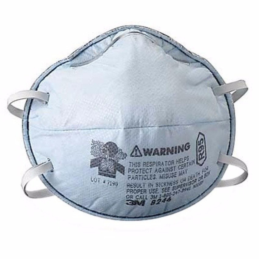 20 Pcs. 3M 8246 Particulate Respirator Disposable Face R95 Mask ...