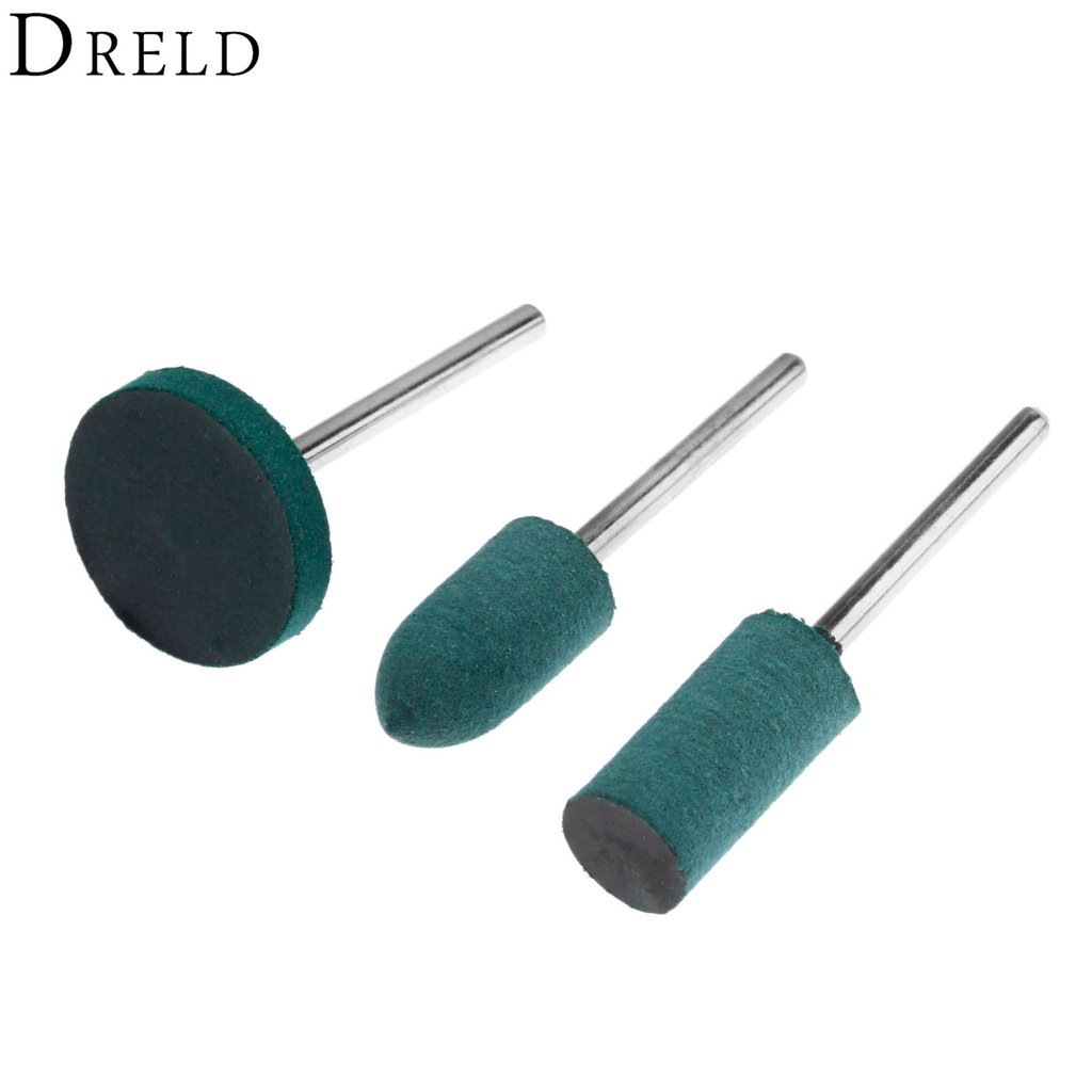 3Pcs/set Rubber Grinding Head Polishing Buffing Wheel for Electric Mini ...