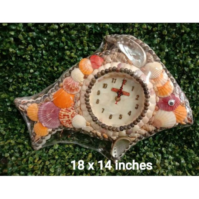 fish clock capiz shell | Shopee Philippines