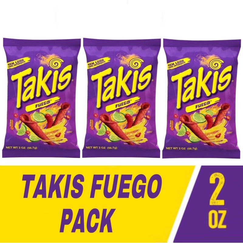 Takis Fuego Pack (3pcs 2oz takis) | Shopee Philippines