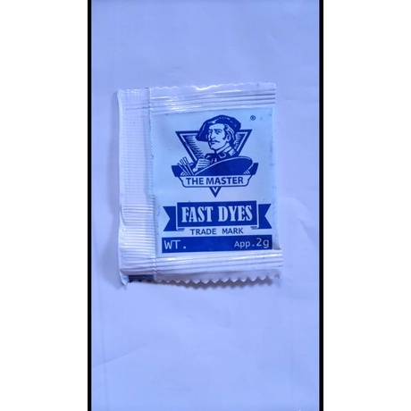 DYE (The Master Fast Dye) 5 sachet in one pack approx 2g | Shopee ...