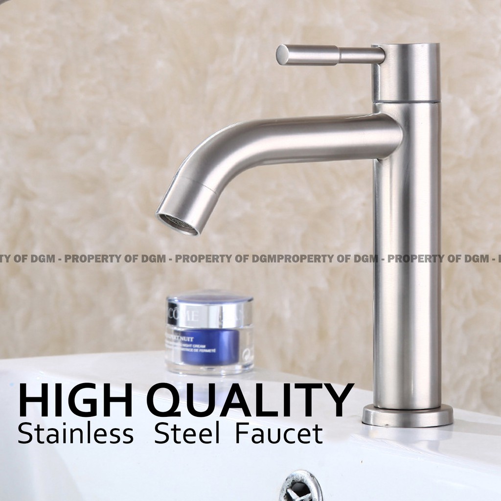 SUS 304 Authentic Stainless Steel Lavatory Faucet - LTD 5503 | Shopee ...