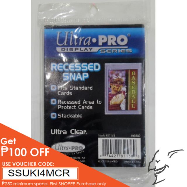 ULTRA PRO Recessed Snap Ultra Clear (Hard Case) | Shopee Philippines