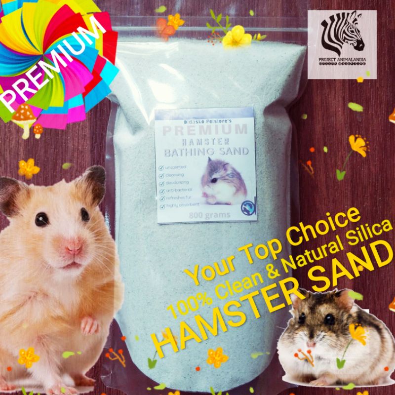 Didasko Unscented Bathing Sand for hamsters (800g/300g)/ Hamster Sand ...