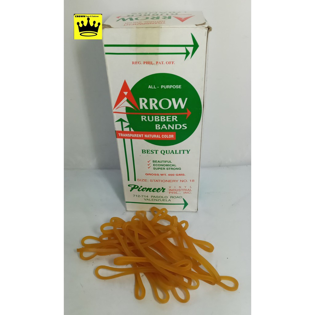 1x Arrow Rubber Bands No. 18 (Best Quality) | Shopee Philippines