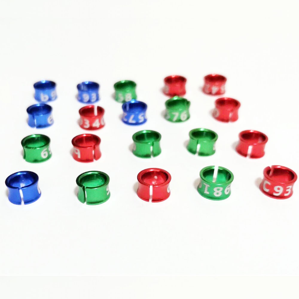 10 pcs lovebirds Opening foot ring 4mm//5mm/6mm/7/8mm for African Birds ...