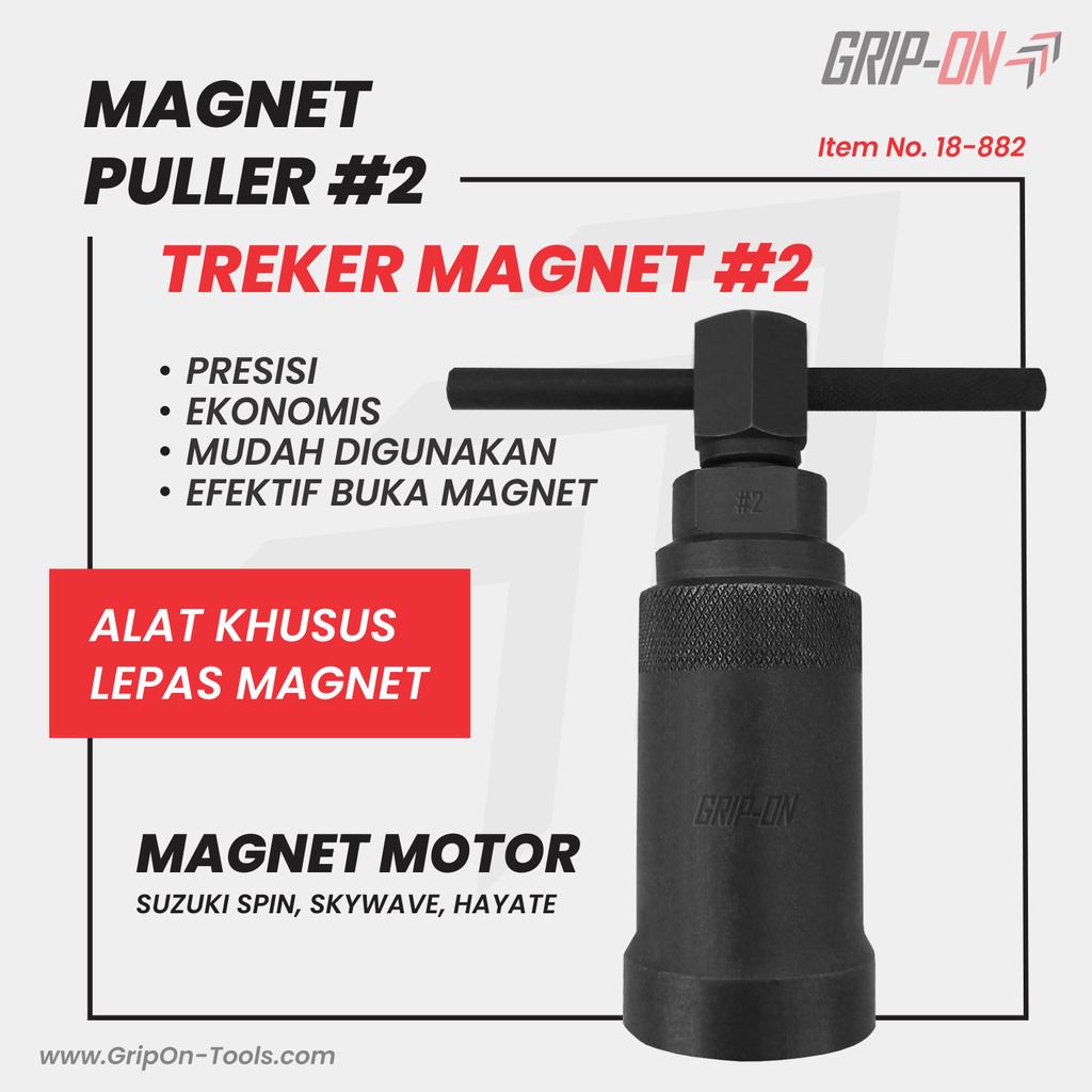 Original GRIP-ON MAGNET TREKER NO 2 SUZUKI - MAGNET PULLER 2 - MULTI ...