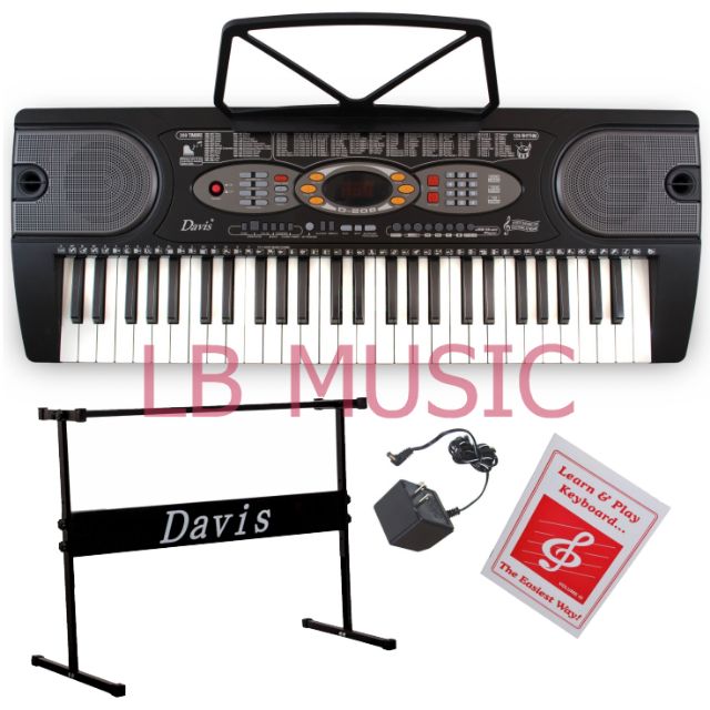 [PROMO] Davis D-208 61 keys Electronic Keyboard organ piano w/ stand ...