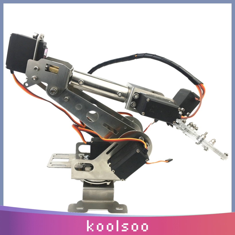 DIY Mechanical Robot Arm Claw With Servos for Robotics Learning ...