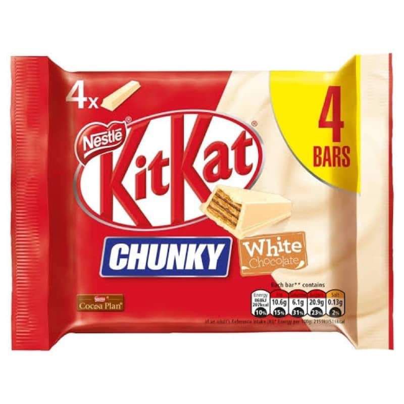 Kit Kat Chunky White 4 Pack 160G | Shopee Philippines