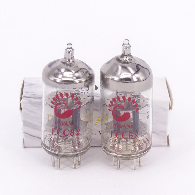 PSVANE Matched Pair ECC82 Vacuum Tube Hifi Audio Tube Pre-amp Guitar AMP Replace 12AU7-TII 12AU7 ...
