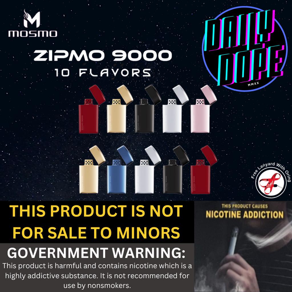 Mosmo Zipmo 9000 Puffs Disposable Pod with FREE LANYARD | Shopee ...