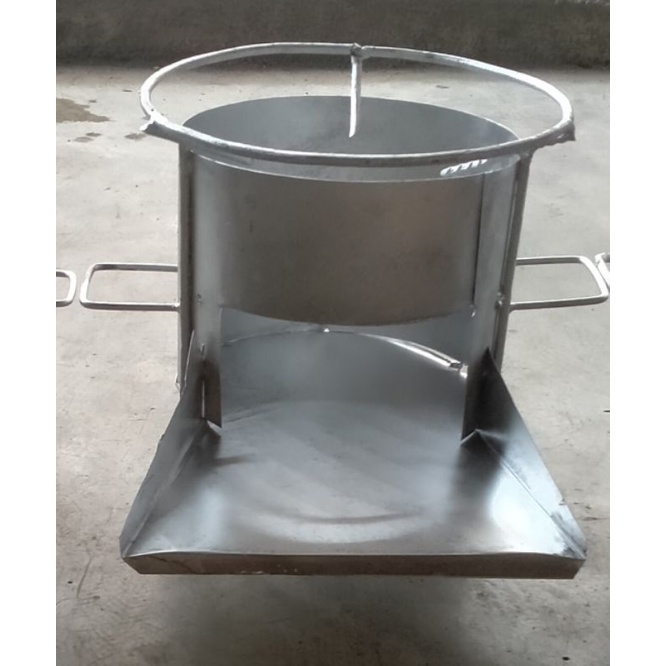 Kalan de uling/kahoy Galvanize Steel Stove Heavy Duty (32 x 33 x 25 ...