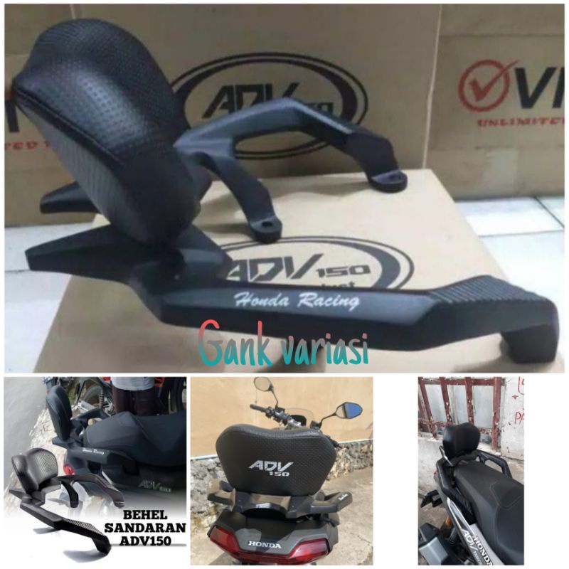 Honda adv 150 seat stirrup backrest/backrest | Shopee Philippines