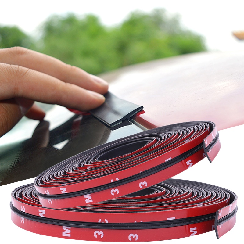 2M Rubber Window Edge Windshield Roof Seal Strips Protector Stickers ...