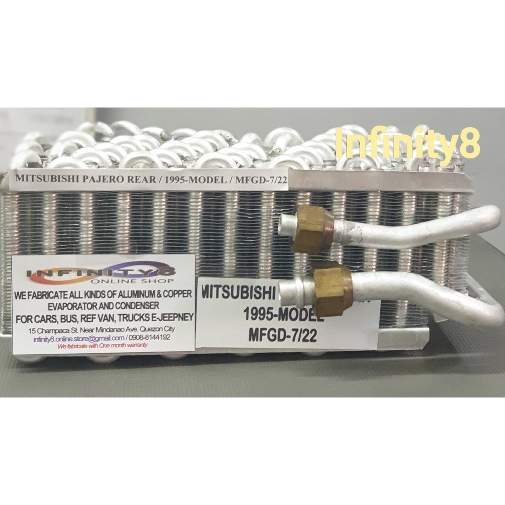 Mitsubishi Pajero Rear 1995 Model Evaporator Cooling Coil Fabricated ...