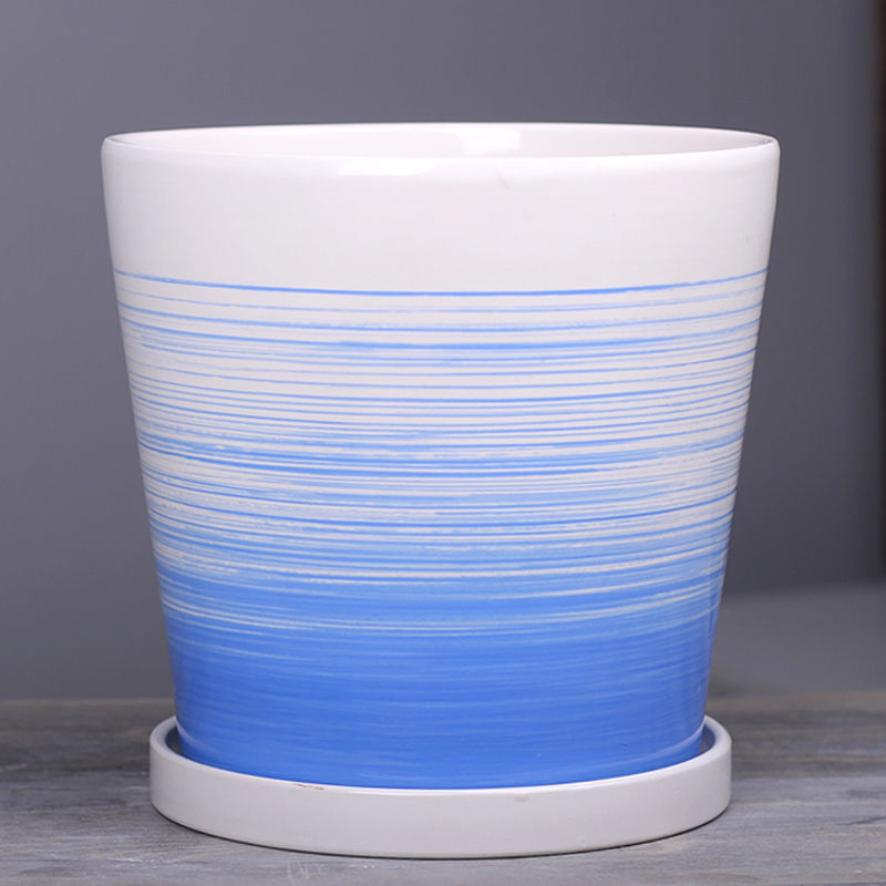 Nordic Creative Ceramic Plant Flowerpot Flower Pot / outdoor gardening ...