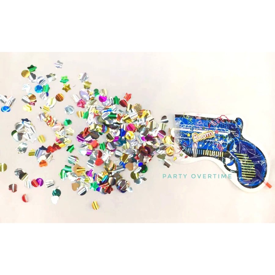 Party Popper Gun design for Birthday Anniversary Christening Surprise ...